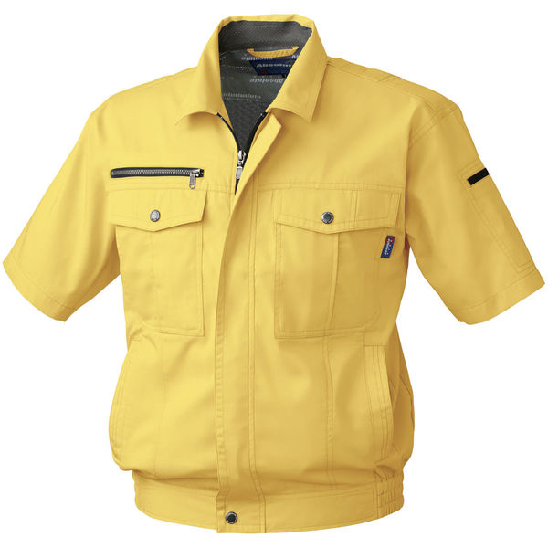 桑和（SOWA） 半袖ブルゾン マスタード L 611 1着（直送品） - アスクル