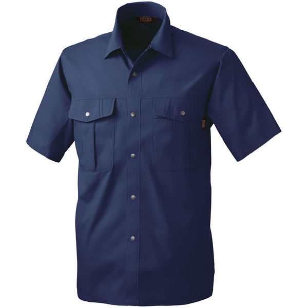 桑和（SOWA） 半袖シャツ ネイビー 3L 537 1着（直送品） - アスクル