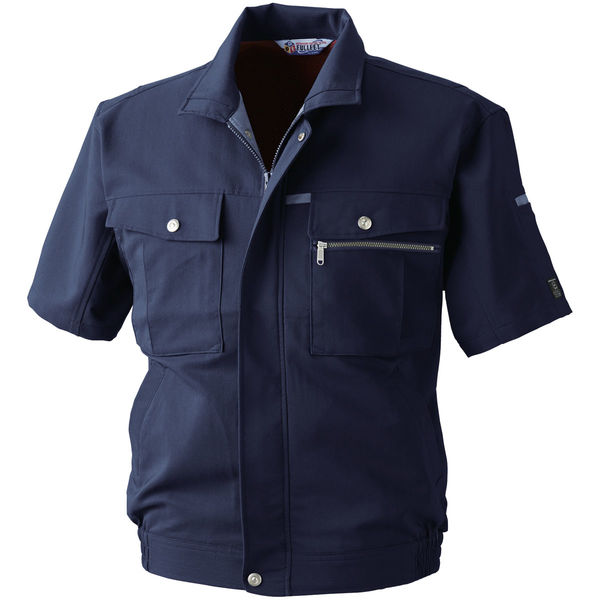 桑和（SOWA） 半袖ブルゾン ネイビー L 921 1着（直送品） - アスクル