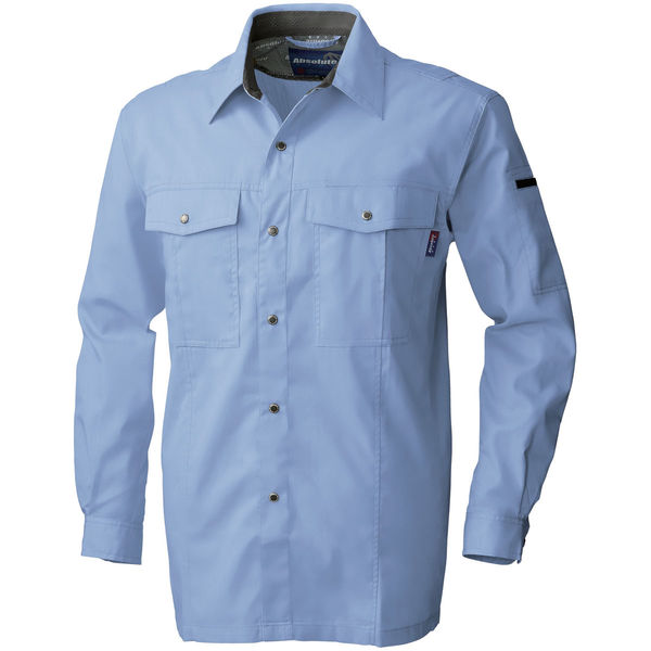 桑和（SOWA） 長袖シャツ パープルB L 615 1着（直送品） - アスクル