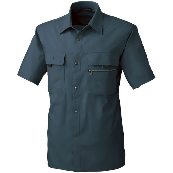 桑和（SOWA） 半袖シャツ ナイトネイビー L 487 1着（直送品） - アスクル