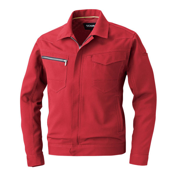 桑和（SOWA） 長袖ブルゾン レッド 8L 963 1着（直送品） - アスクル