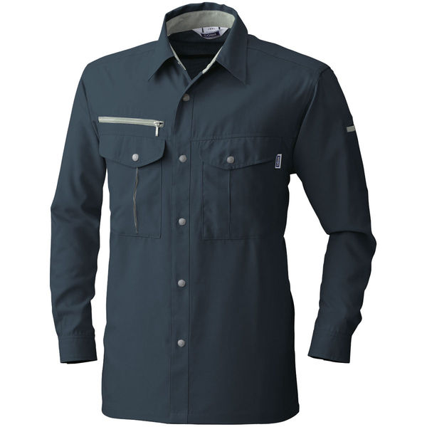 桑和（SOWA） 長袖シャツ ナイトネイビー M 715 1着（直送品） - アスクル