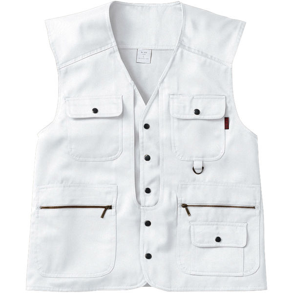 桑和（SOWA） ベスト ホワイト 6L 1016（直送品） - アスクル