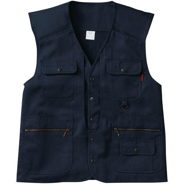桑和（SOWA） ベスト ネイビー 4L 1016（直送品） - アスクル