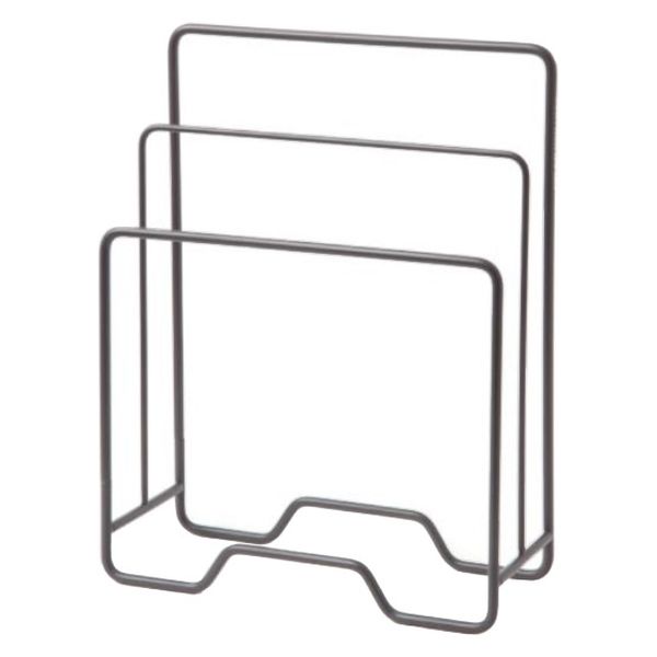 ワイヤーふきんハンガー チャコール LAKOLE/ラコレ - アスクル