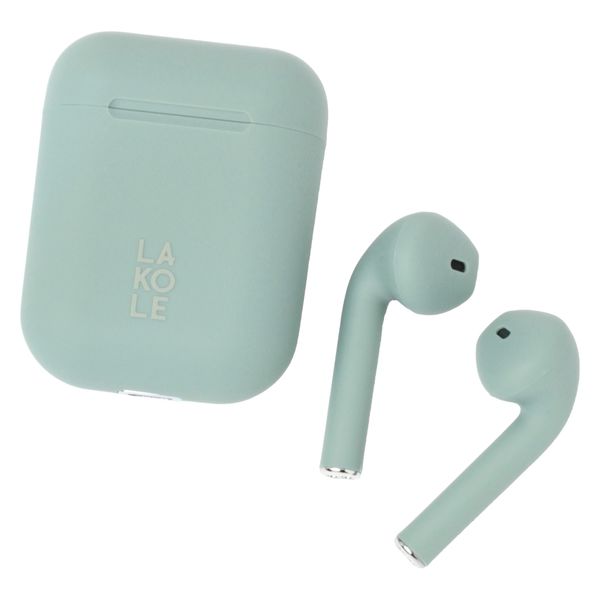 ワイヤレスイヤホン グリーン LAKOLE/ラコレ - アスクル