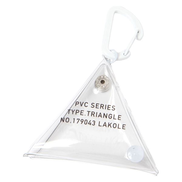 【LAKOLE/ラコレ】 PVC三角ケース クリア - アスクル