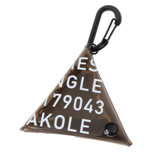 【LAKOLE/ラコレ】 PVC三角ケース ブラック - アスクル