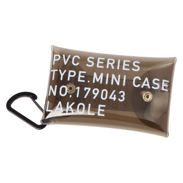 【LAKOLE/ラコレ】 PVCミニマルチケース ブラック - アスクル