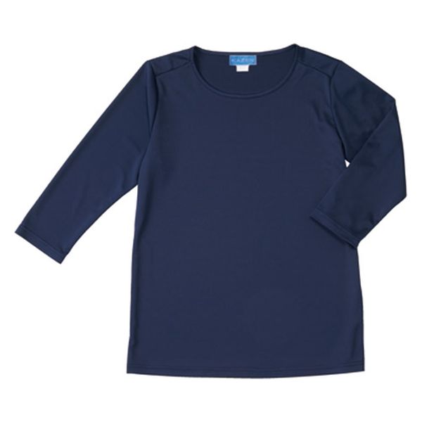 KAZEN インナーTシャツ(男女兼用)ネイビー M KZN220-18 1枚（直送品） - アスクル