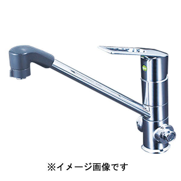 KVK KV KM5151TFEC シングルS混合栓 止水栓付e 1個（直送品） - アスクル