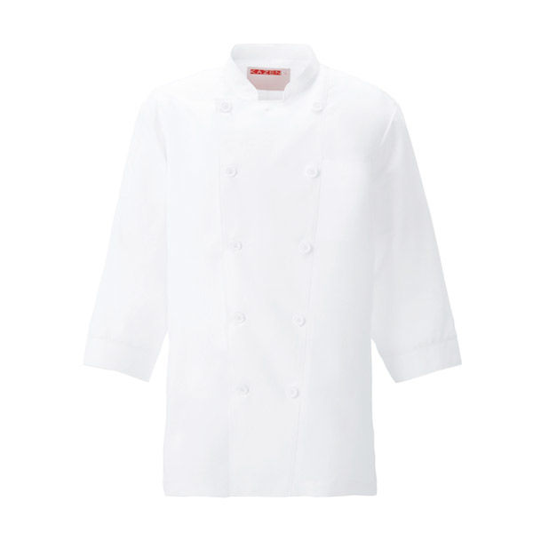KAZEN コックシャツ ホワイト KZN425-80 L 1枚（直送品） - アスクル