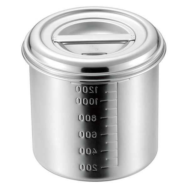 カンダ AG 18-8深型キッチンポット(目盛付) 16cm(3.3L) 4582130900987 1個（直送品） - アスクル