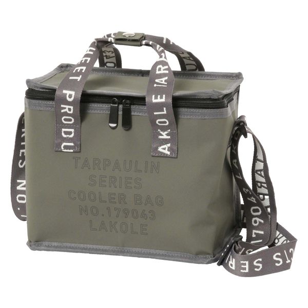 【LAKOLE/ラコレ】 ターポリン保冷バッグ（S） カーキ - アスクル