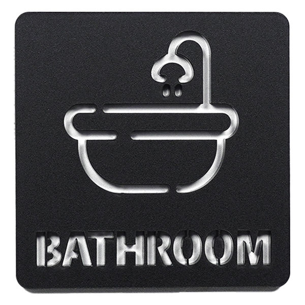 Signjapan 中抜きピクトサイン Bathroom 通販 アスクル