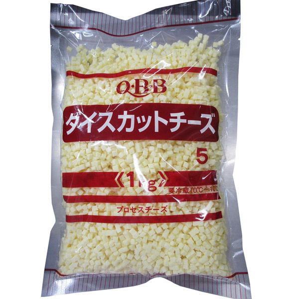 六甲バター [冷蔵] QBB ダイスカットチーズ5 1kg×3袋 4903308043785 1セット(3袋)（直送品） - アスクル