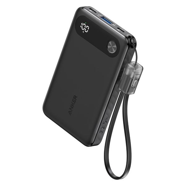 Anker Power Bank(10000mAh 22.5W)ブラック A1257011（直送品） - アスクル