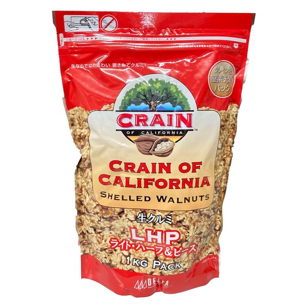 クレイン USA クルミLHP 赤袋 1KG 003954 1袋（直送品） - アスクル