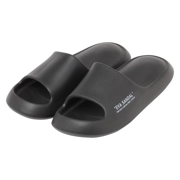 シャワーサンダル M（24～25cm） ブラック LAKOLE/ラコレ - アスクル