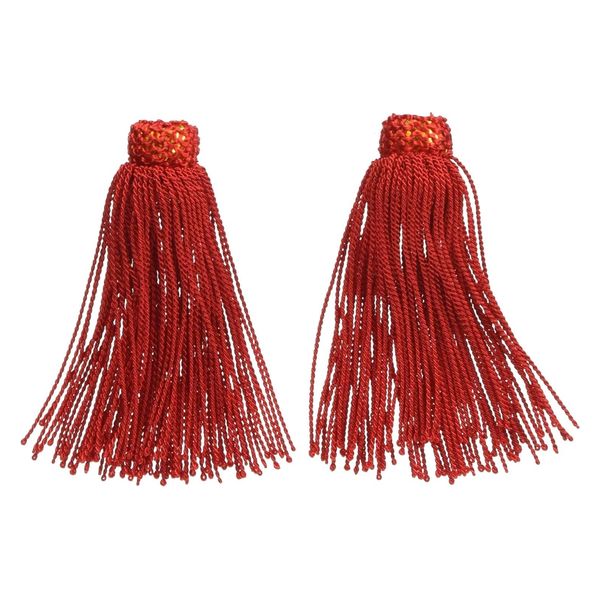 日本紐釦貿易 飾り房 赤 約7.5cm 1組2本 TU75-R 1袋2個入/1セット3袋(バ（直送品） - アスクル