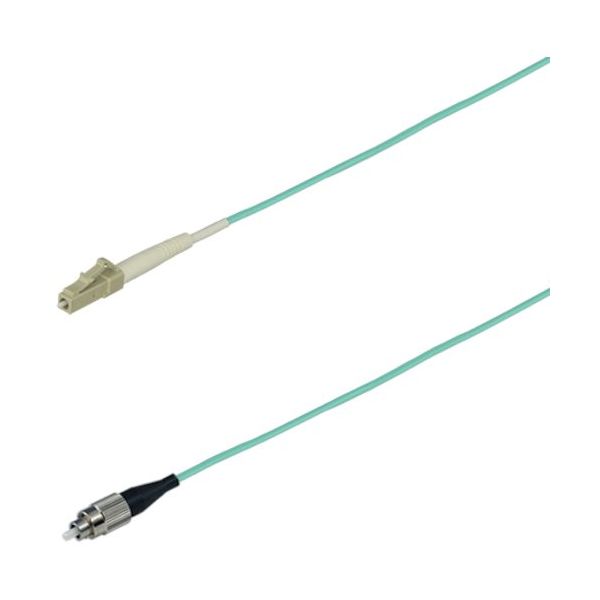 Diatrend OM3マルチモード光ファイバーケーブル(LCーFC)単芯 6m DFC-MM(OM3)LCFC-CP11(6M)（直送品 ...