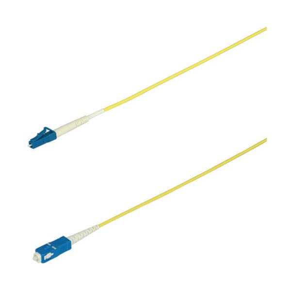 Diatrend シングルモード光ファイバーケーブル(LCーSC)単芯 8m DFC-SMLCSC-CP11(8M) 1本（直送品） - アスクル