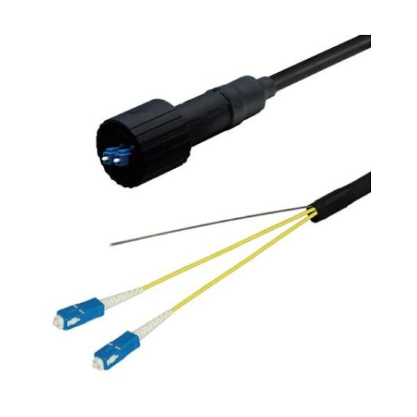 Diatrend シングルモード光ファイバーケーブル(LCーSC)2芯 4m DFC-SMWZLCSC-FDS21(4M)（直送品） - アスクル