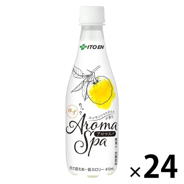伊藤園 アロマスパ ゆず 甘さ控えめ 低カロリー 410ml 1箱（24本入） - アスクル
