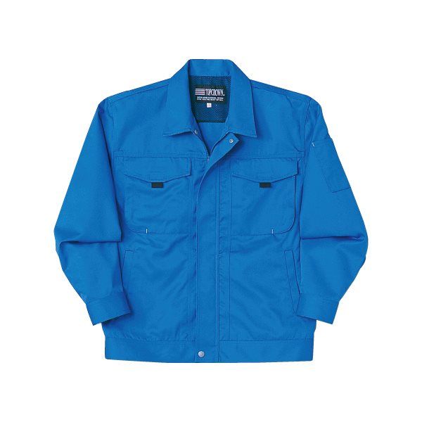 中塚被服 ブルゾン ブルー 4L E224-3-4L 1枚（直送品） - アスクル