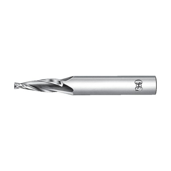 オーエスジー OSG エンドミル(2刃テーパー刃ショート形) 85076 TPDS6X5X82X25 1本 824-0766（直送品） - アスクル