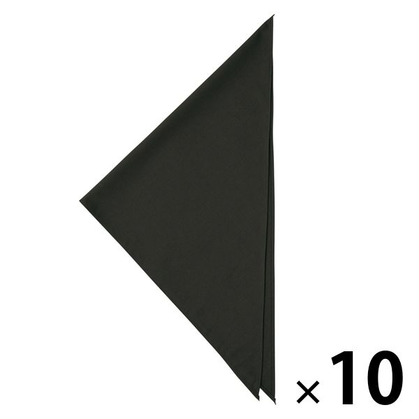 セブンユニフォーム 三角巾 ブラウン フリー JY4738-6 1セット(10点)（直送品） - アスクル