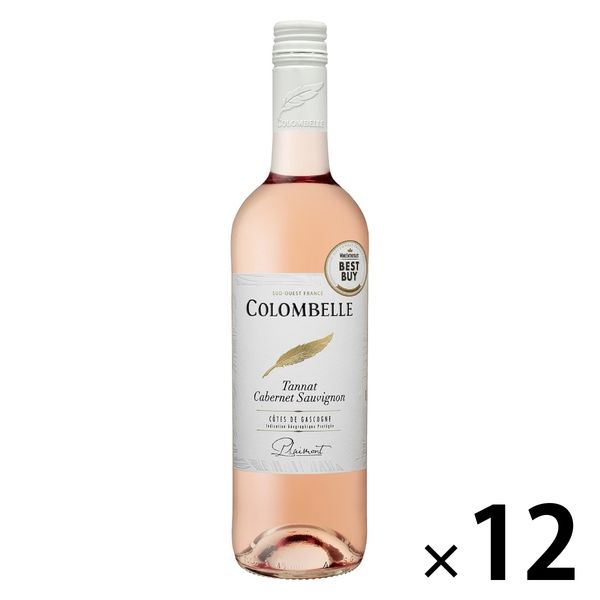 フランス コロンベル ロゼワイン 辛口 750ml 1セット（1本×12） 東京実業貿易 - アスクル