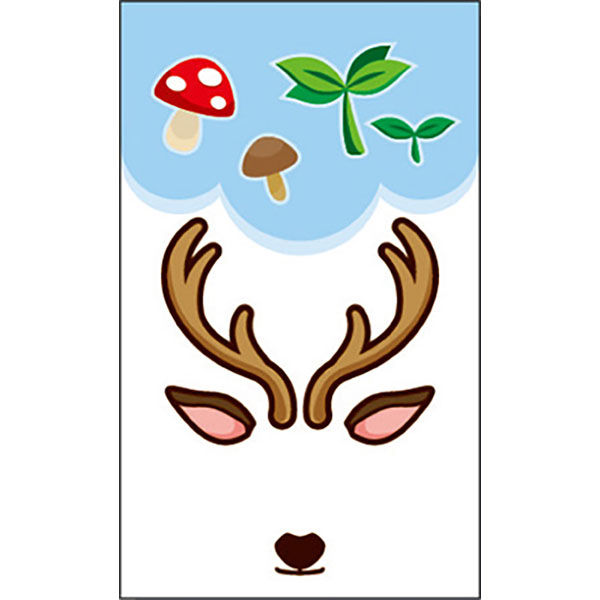 つくし工房 たのし~るUppers フォトスポットシリーズ 動物の耳 鹿 KS-303-07 1枚（直送品） - アスクル