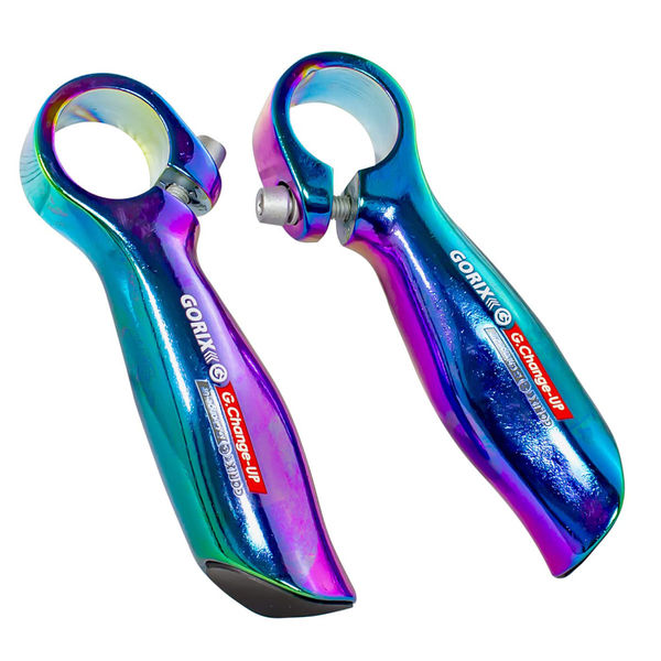 GORIX GX-Change-UP アルミ合金バーエンド オイルスリック 43407 1セット(2個入)（直送品） - アスクル