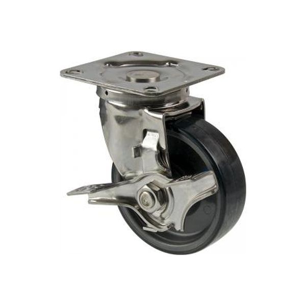 ナンシン ステンレスキャスター SU-STC-100NH S-2 1個（直送品） - アスクル