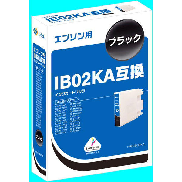 G＆G エプソン（EPSON）用 互換インク HBE-IB02シリーズ 通販 - アスクル