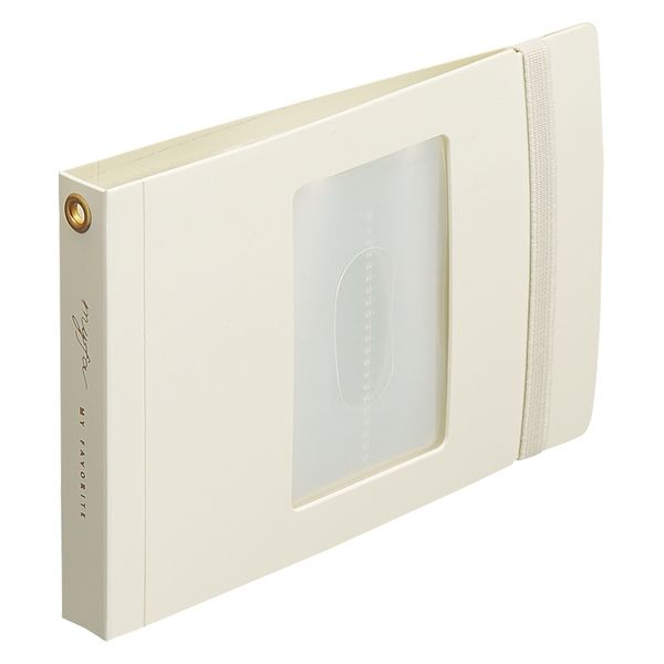 リヒトラブ myfa（ミファ） トレーディングカードコレクションファイル ミニ ホワイト N3331ー0 1冊 - アスクル