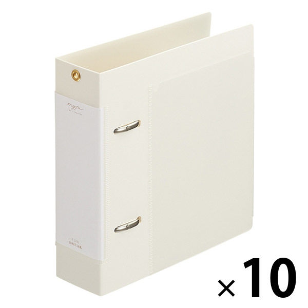 リヒトラブ myfa（ミファ） コレクションファイル ミニ ワイド ホワイト F3321ー0 10冊 - アスクル
