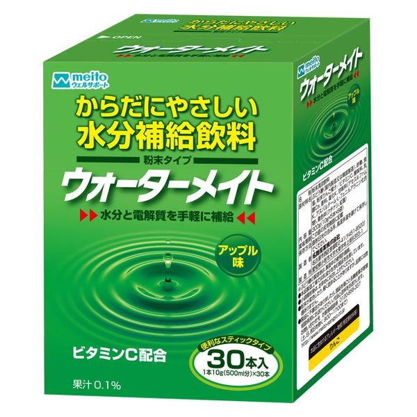 meito ウォーターメイト 30P アップル味 10g×30本 1箱 E1238 - アスクル