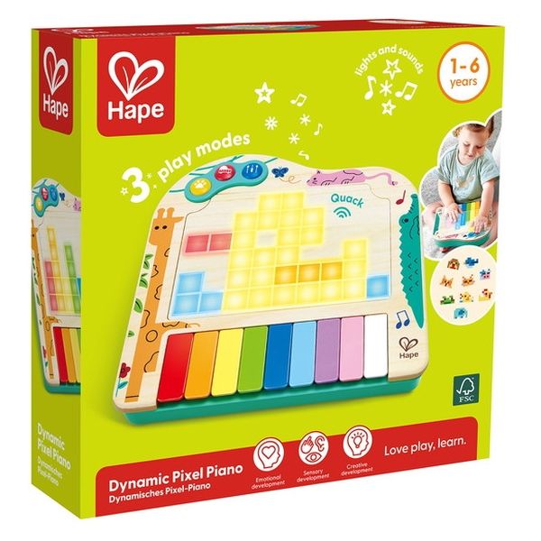 ハペ 光る！ピクセルアートピアノ E0635 1個 - アスクル