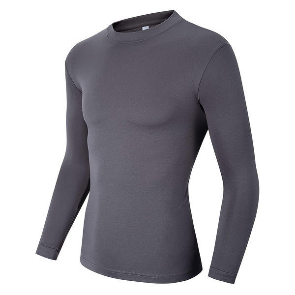 wundou(ウンドウ) アウトドア スポーツウェア アースカラー長袖Tシャツ XL ダークグレー P951 1セット（2枚）（直送品） - アスクル