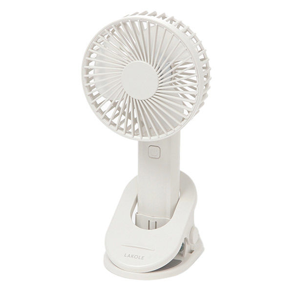 2WAYクリップファン アイボリー LAKOLE/ラコレ - アスクル