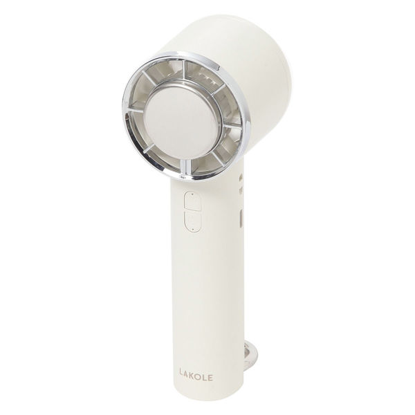 【LAKOLE/ラコレ】 3WAYハンディペルチェファン アイボリー - アスクル