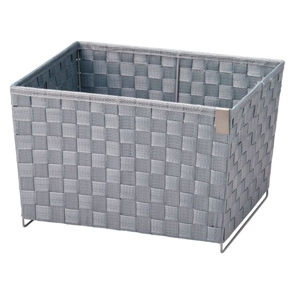 サンリツ KLEANE ZERO抗菌PPバンド素材の客室用脱衣かご、鞄置き グレー 1個 - アスクル