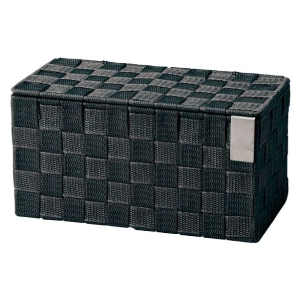 サンリツ KLEANE ZERO抗菌PPバンド素材の客室用トイレロール入れ2個用 Dグレー 1個 - アスクル