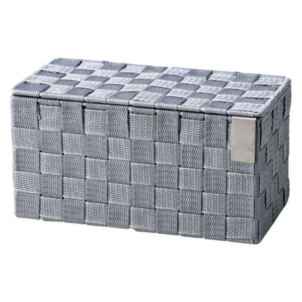 サンリツ KLEANE ZERO抗菌PPバンド素材の客室用トイレロール入れ2個用 グレー 1個 - アスクル