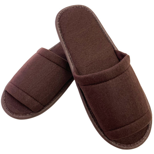 三和 超特大スリッパ茶(袋入) SYZR-30BR-50 1箱(50足入)（直送品） - アスクル