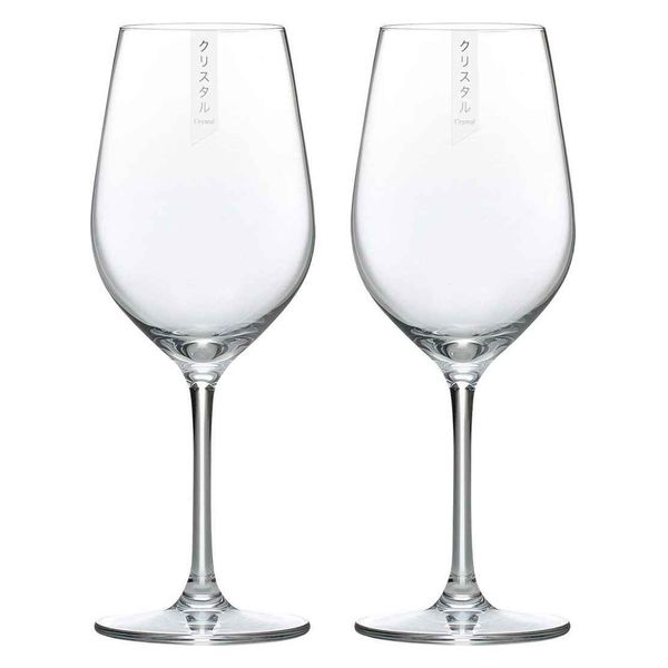 東洋佐々木ガラス クリスタルワイングラス ペアセット 365ml お酒を愉しむ本格グラスセット ガラス 410574 1個（直送品） - アスクル