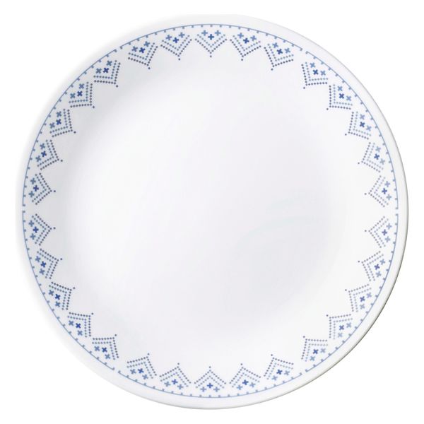 パール金属 プレート 21.5cm CORELLE コレール 強化ガラス パッチワーク 425572 1個（直送品） - アスクル